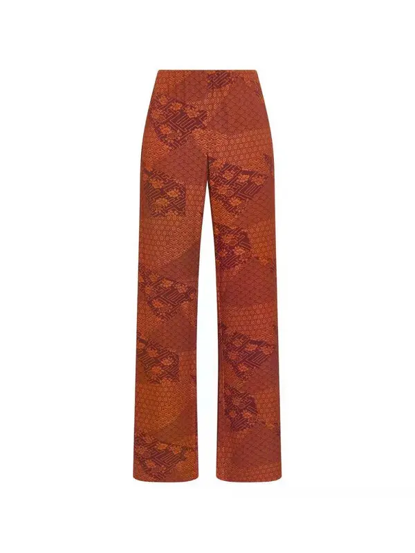 Malìparmi Mosaic Kimono Patchwork-print Trousers