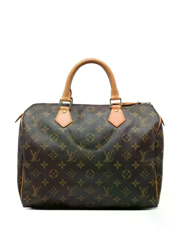 LOUIS VUITTON 2007 Monogram Speedy 30 Boston Bag - Brown