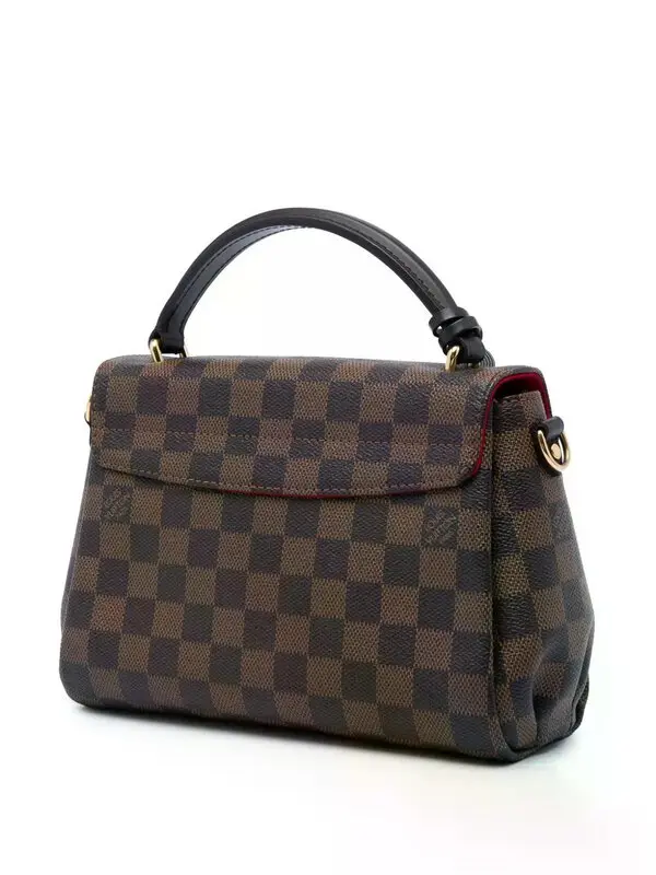 LOUIS VUITTON 2018 Damier Ebene Croisette Satchel
