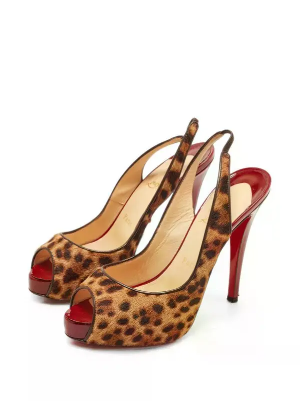 CHRISTIAN LOUBOUTIN Very Prive Leopard-print Pumps