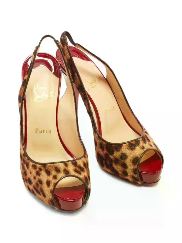 CHRISTIAN LOUBOUTIN Very Prive Leopard-print Pumps