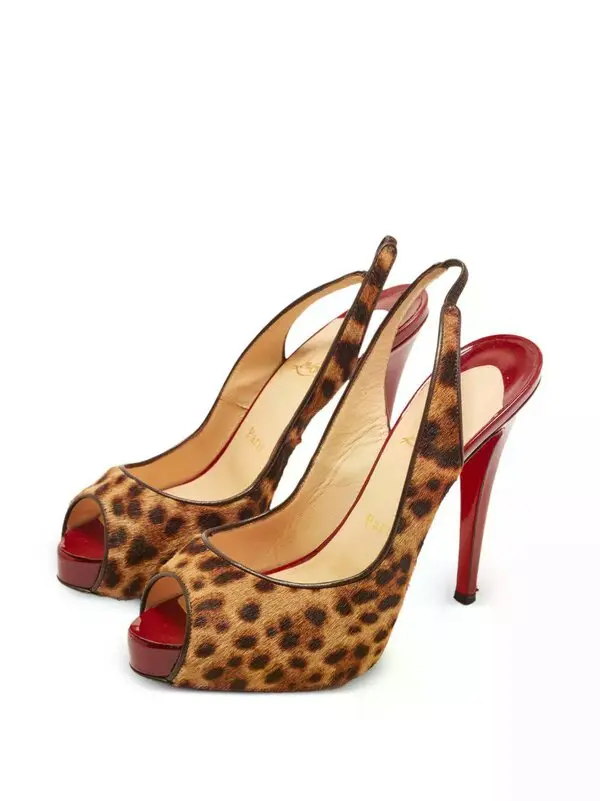 CHRISTIAN LOUBOUTIN Very Prive Leopard-print Pumps