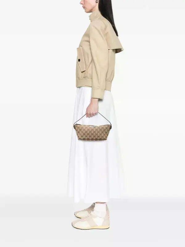 Gucci 2000-2015 Gg Canvas Boat Shoulder Bag