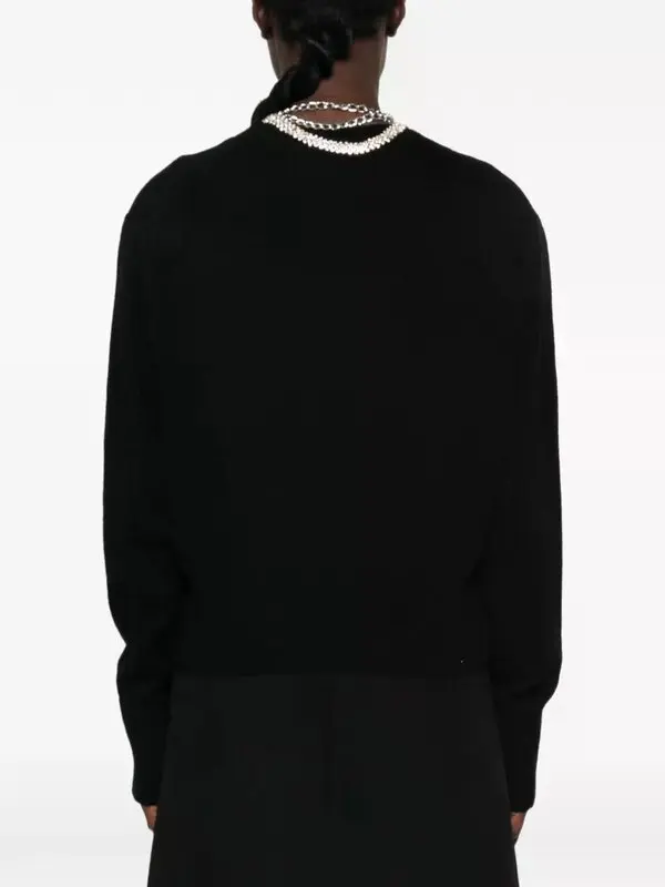 CIRCUS HOTEL Chain-embellished Sweater