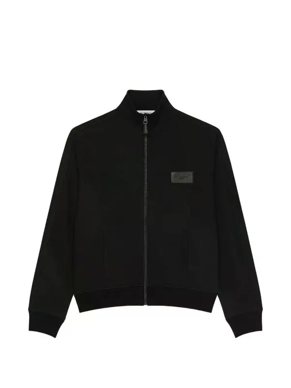 Givenchy Zipped Sweatshirt In Wool With Paris Patch