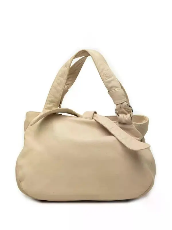 Loewe 2003 Suede Trimmed Soft Nappa Handbag