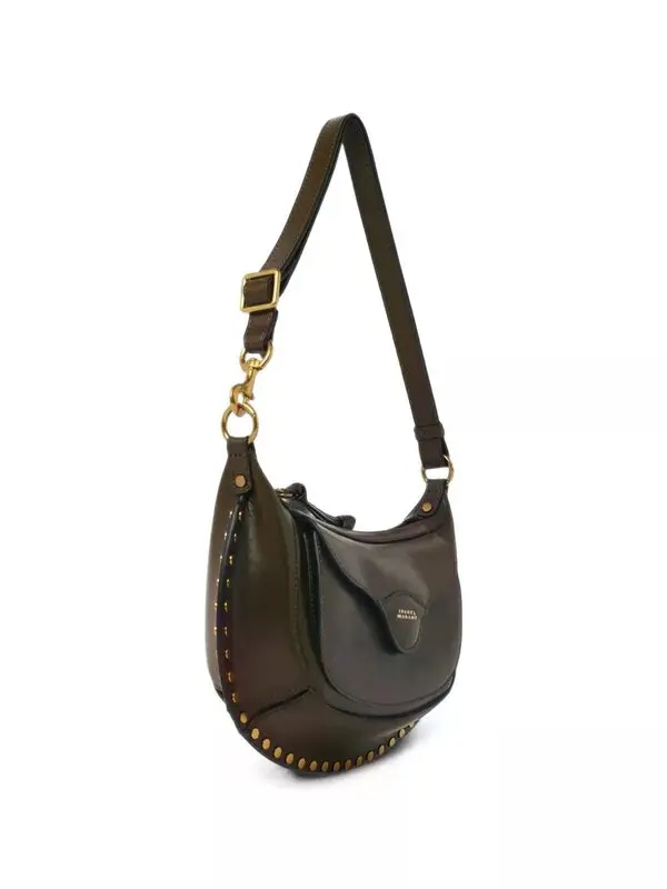 Isabel Marant Étoile Moon Pocket Stud-embellished Shoulder Bag - Green