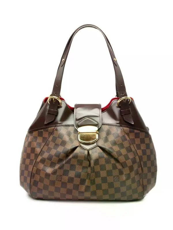 LOUIS VUITTON 2009-2013 Damier Ebene Sistina Gm Shoulder Bag