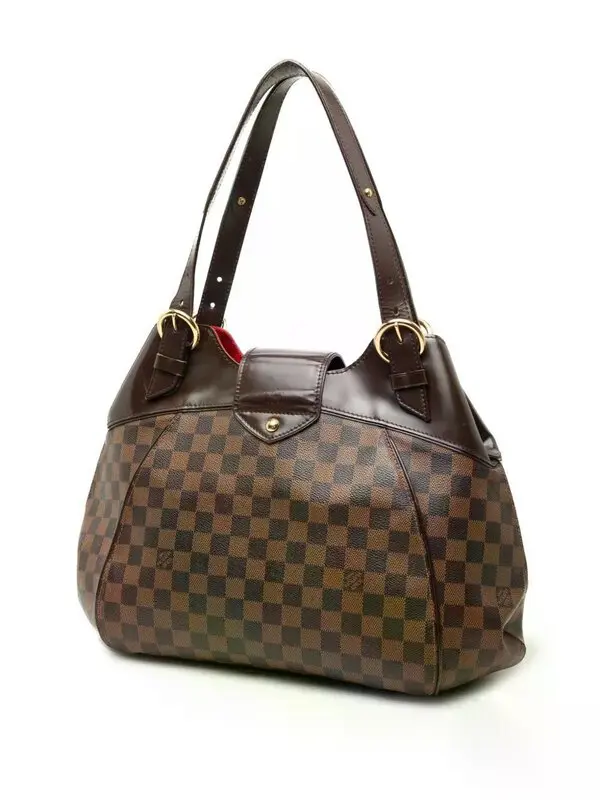 LOUIS VUITTON 2009-2013 Damier Ebene Sistina Gm Shoulder Bag
