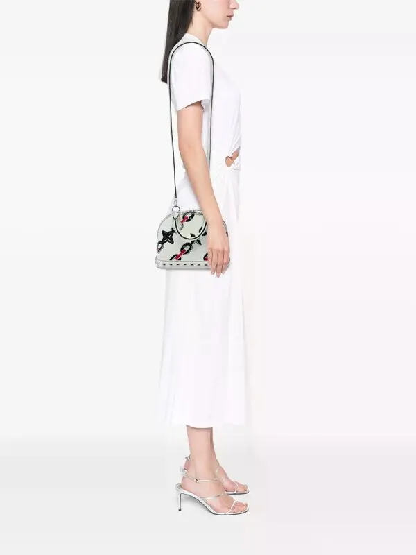 LOUIS VUITTON 2015 Epi Chain Flower Alma Bb Satchel