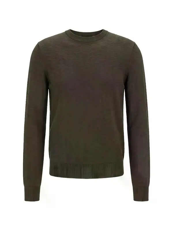 BOSS Chevron-patterned Crew-neck Sweater