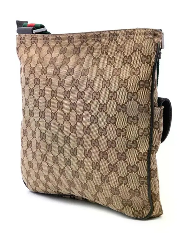 Gucci 2016-2026 Gg Canvas Web Crossbody Bag