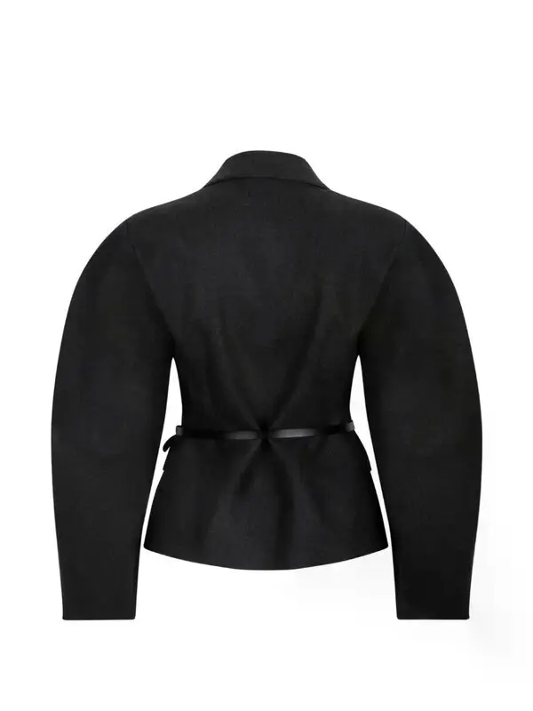 P.a.r.o.s.h Belted Puff-sleeve Blazer