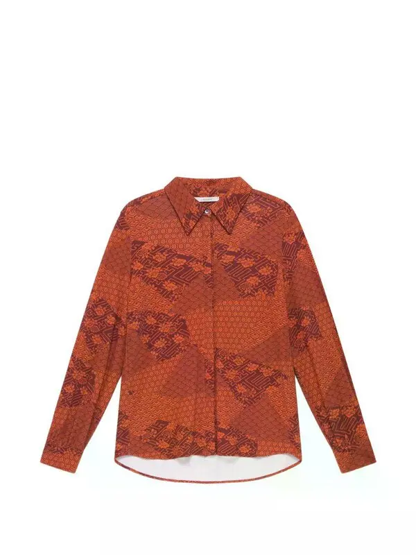 Malìparmi Mosaic Kimono-print Shirt