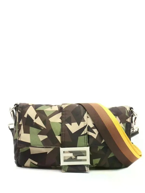 Fendi 2010s Mamma Baguette Shoulder Bag