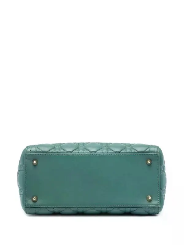 Dior 2019 Medium Lambskin Cannage Lady Satchel