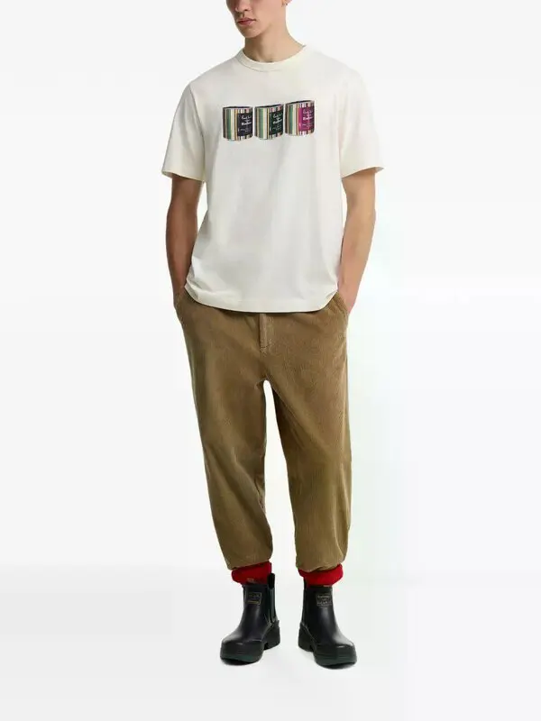 Barbour X Paul Smith Graphic-print T-shirt
