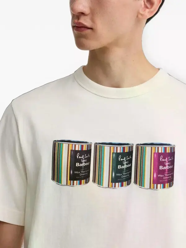 Barbour X Paul Smith Graphic-print T-shirt