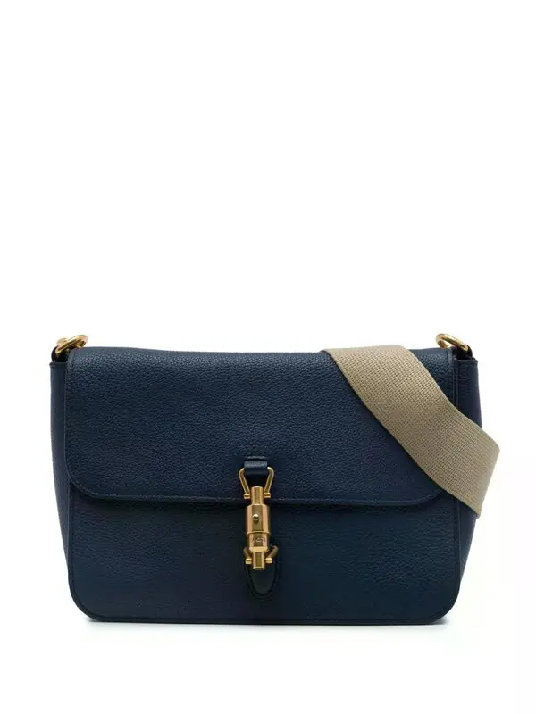 Gucci 2016-2026 Calfskin Soft Jackie Convertible Crossbody Bag - Blue