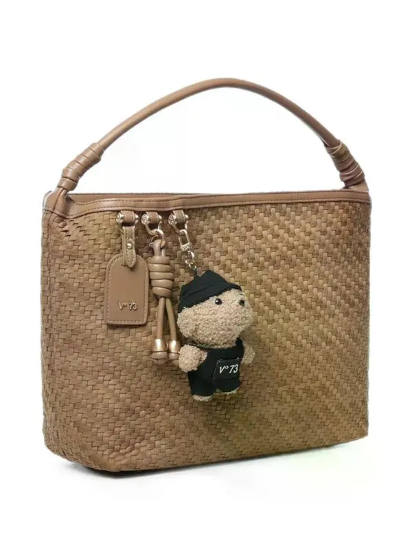 V°73 Woven-effect Shoulder Bag