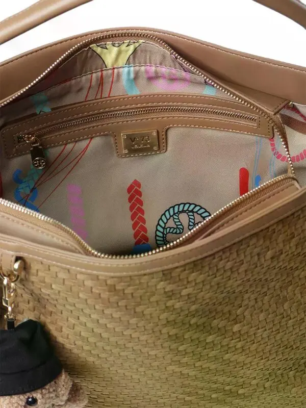 V°73 Woven-effect Shoulder Bag