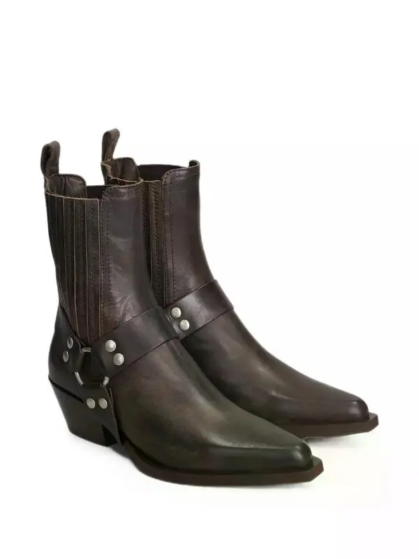 BIBI LOU Neri Biker-leather Boots