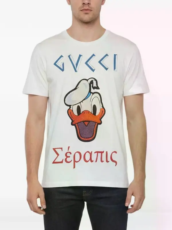 Gucci X Disney Donald Duck Embroidery T-shirt