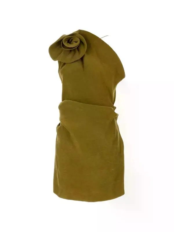 Magda Butrym Flower-detail Mini Dress - Green