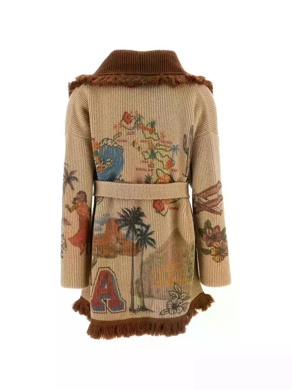 Alanui The Decade Cardigan - Brown