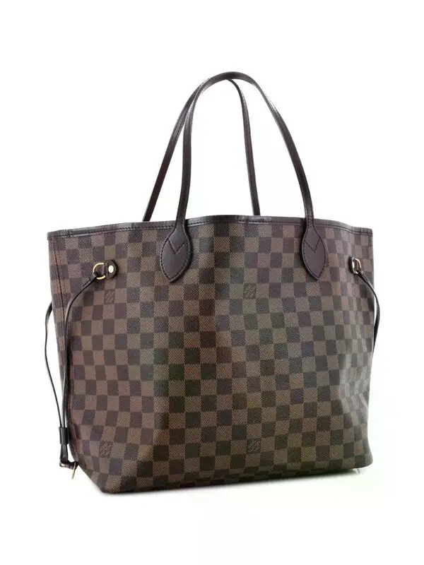 LOUIS VUITTON Neverfull Nm Damier Mm Tote Bag - Brown