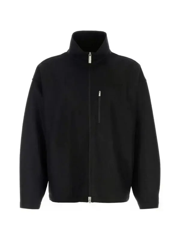 Herno Zip-up Wool Lightweight Jacket