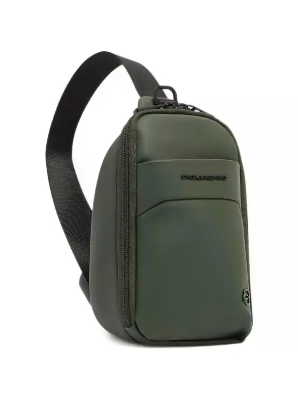 PIQUADRO Wollem Logo-plaque Zip-fastening Messenger Bag