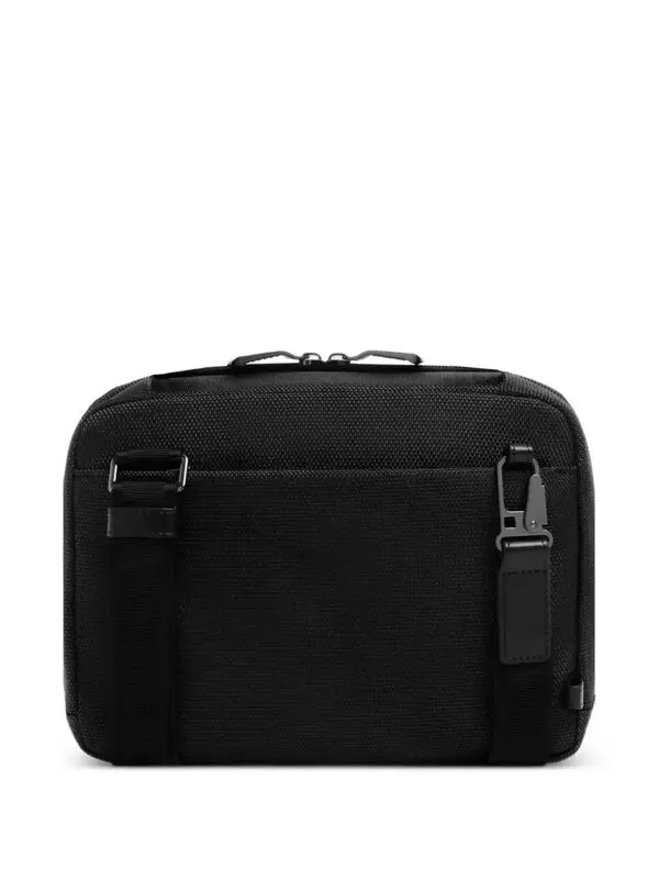PIQUADRO Logo-plaque Messenger Bag - Black