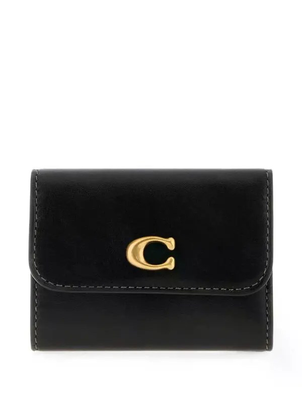 COACH Essential Logo-plaque Leather Card Holder