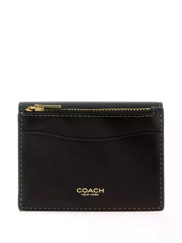 COACH Essential Logo-plaque Leather Card Holder