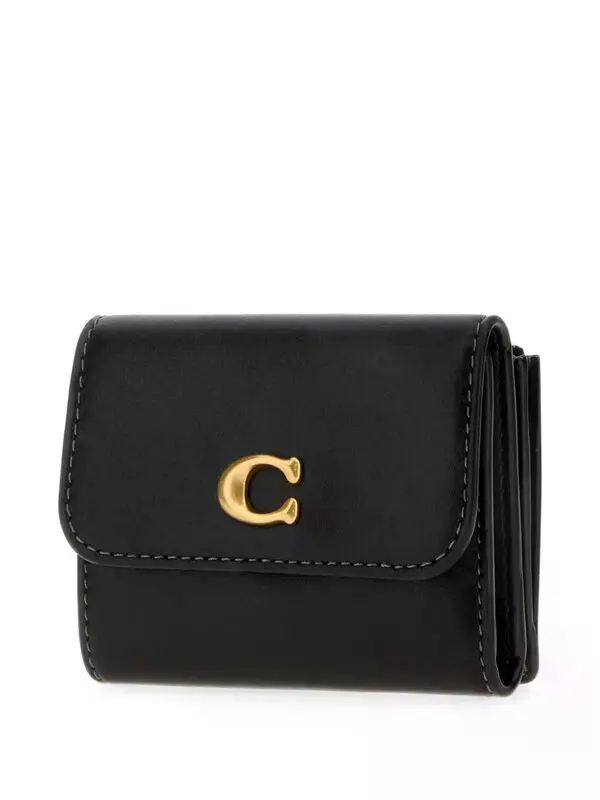 COACH Essential Logo-plaque Leather Card Holder