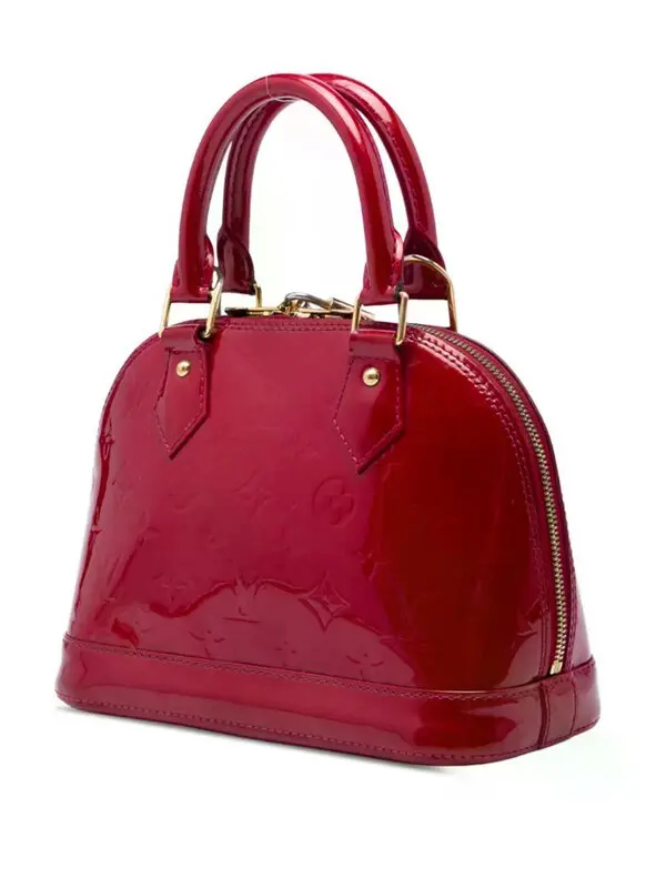 LOUIS VUITTON 2013 Monogram Vernis Alma Bb Satchel
