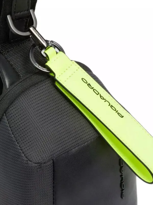 PIQUADRO Logo-debossed Messenger Bag