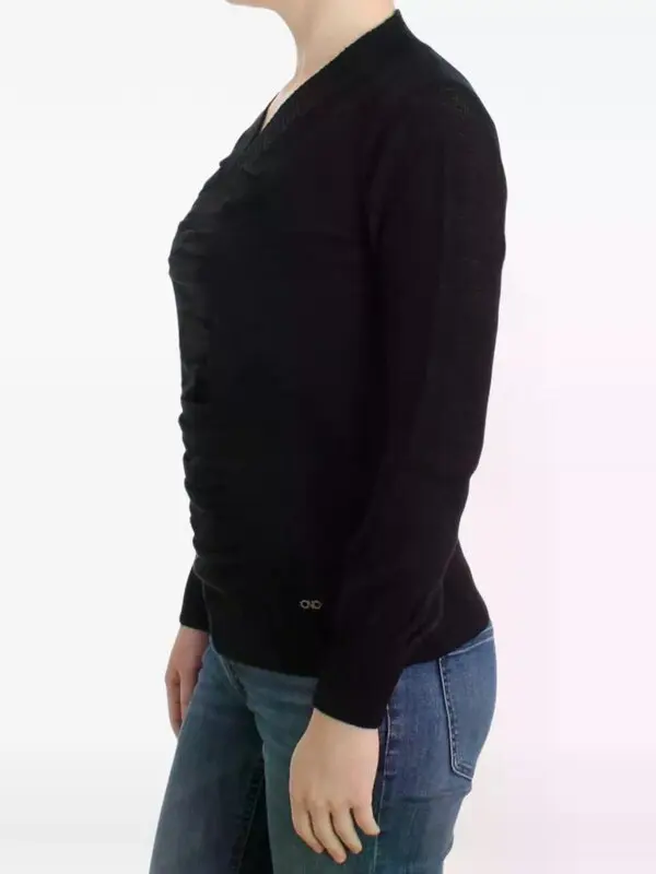 Costume National V-neck Long-sleeve Sweater