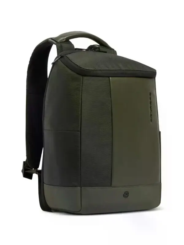 PIQUADRO Logo-plaque Panelled Backpack