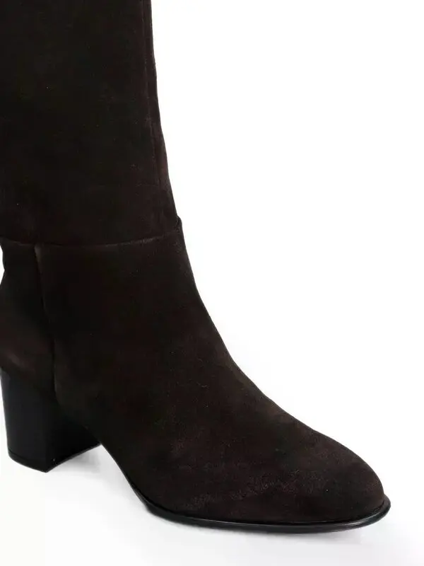 BIBI LOU Biarritz Booties Suede Knee-high Boots - Brown