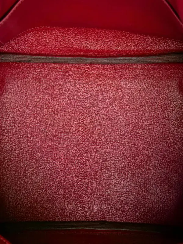 Hermès 2005 Clemence Birkin Retourne 30 Handbag - Red