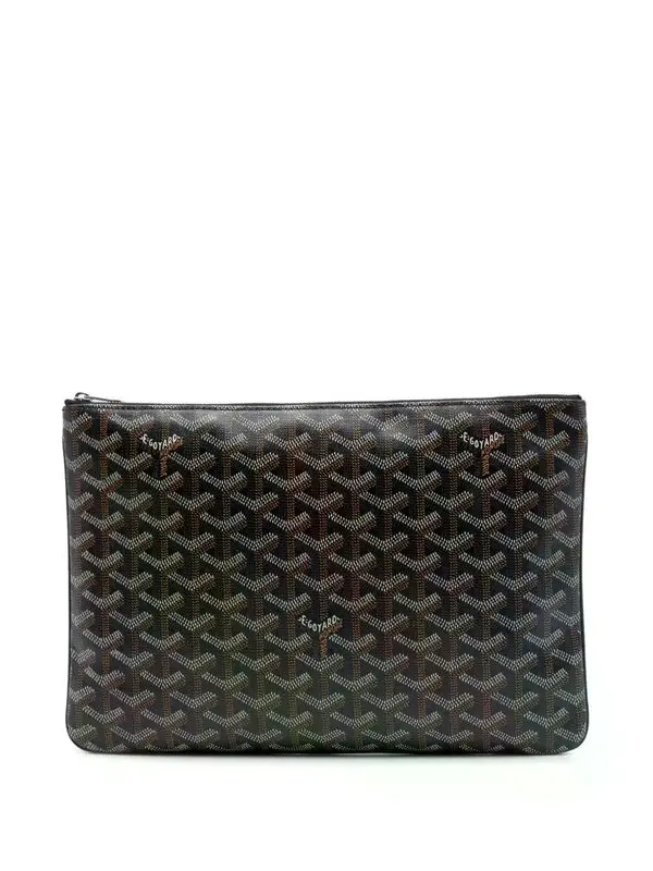Goyard 2018 Goyardine Senat Mm Clutch Bag - Black