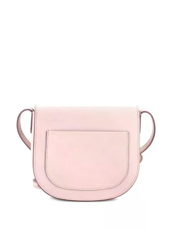 Celine Trotteur Grainy Leather Small Crossbody Bag - Neutrals