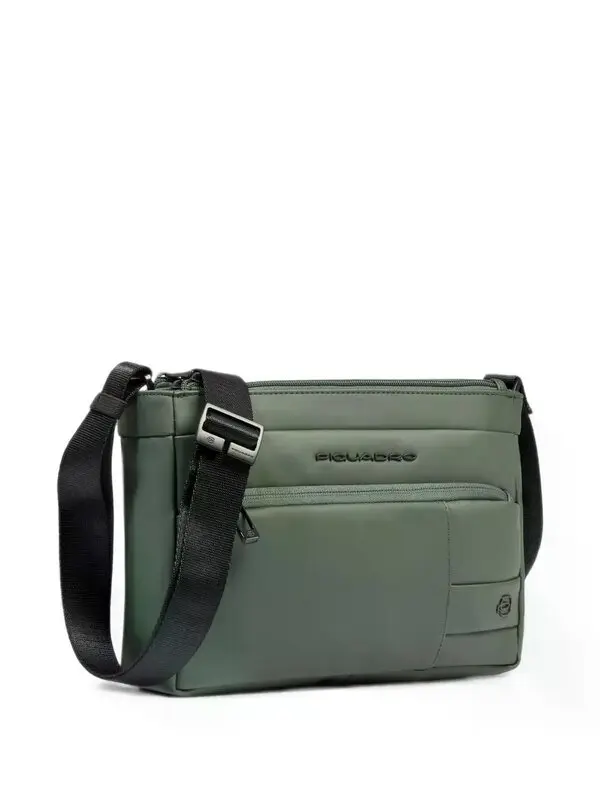 PIQUADRO Water-resistant Rfid-shielded Messenger Bag