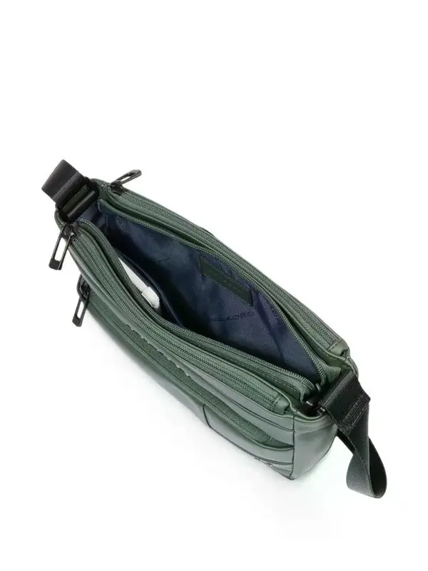 PIQUADRO Water-resistant Rfid-shielded Messenger Bag
