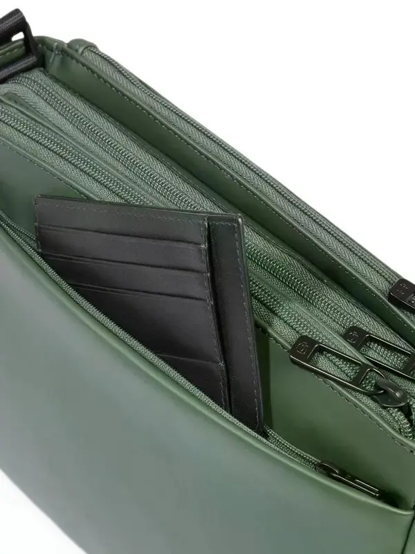 PIQUADRO Water-resistant Rfid-shielded Messenger Bag