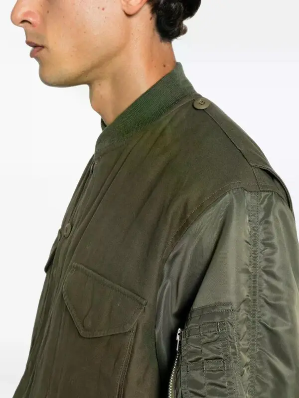 Junya Watanabe Panelled Utility Bomber Jacket