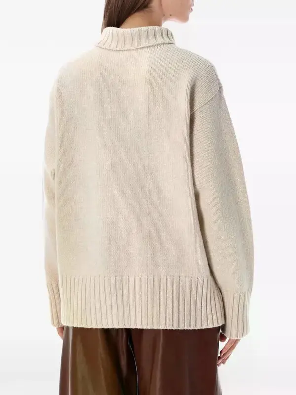 RÓHE Ribbed-knit Roll-neck Sweater