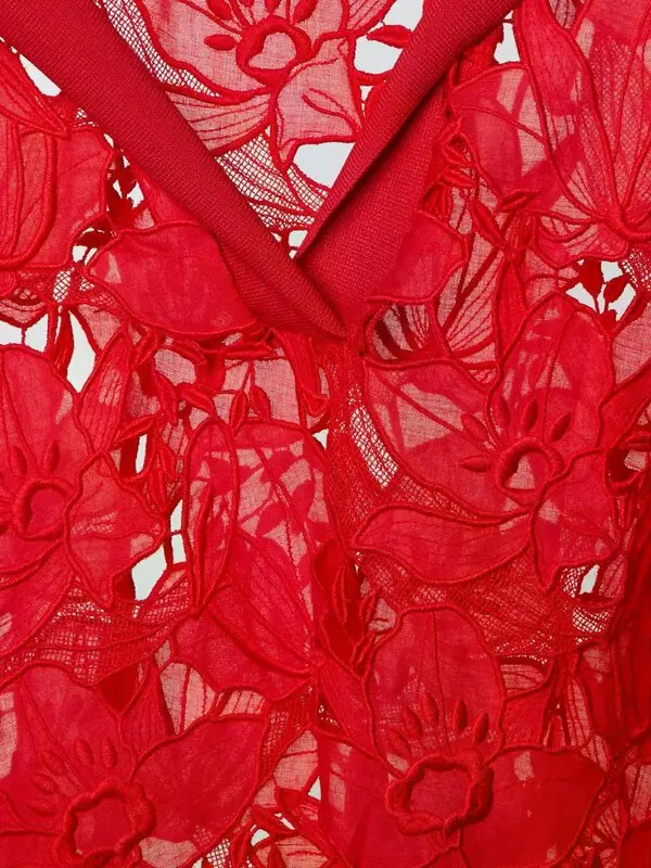 Valentino Garavani Floral Guipure Lace Top
